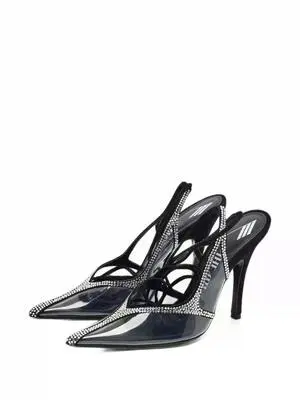 Attico Venus Crystal-embellished Heeled Pumps