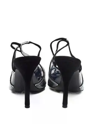 Attico Venus Crystal-embellished Heeled Pumps
