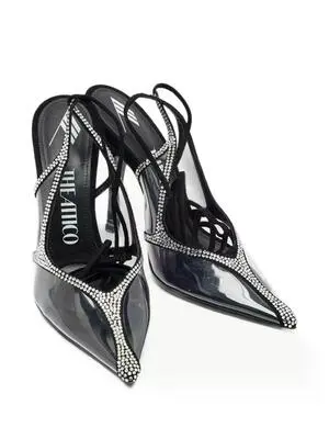 Attico Venus Crystal-embellished Heeled Pumps