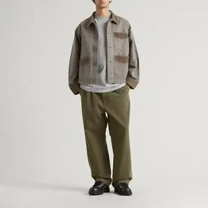 UNLIKELY DRY GOODS Guide 2p Twill Pleated Trousers
