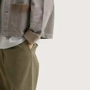 UNLIKELY DRY GOODS Guide 2p Twill Pleated Trousers