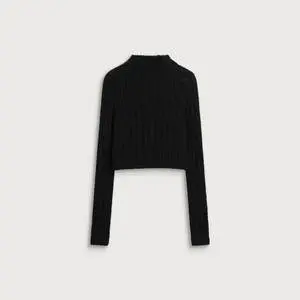 Rick Owens Cropped Con Top - Black