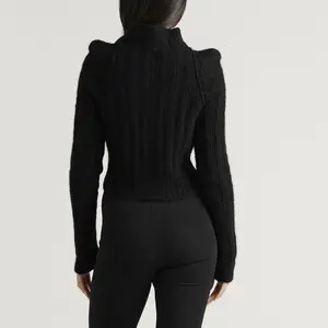 Rick Owens Cropped Con Top - Black