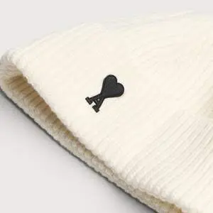 AMI Paris Merino Wool Adc Beanie