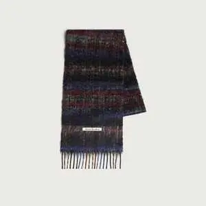 Acne Studios Vibot Scarf - Black/red