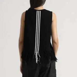 Y3 Knit Fringe Vest