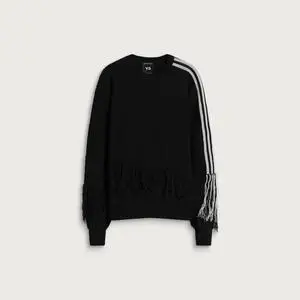 Y3 Knit Fringe Sweatshirt