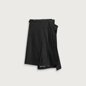 Y3 Denim Midi Skirt - Black