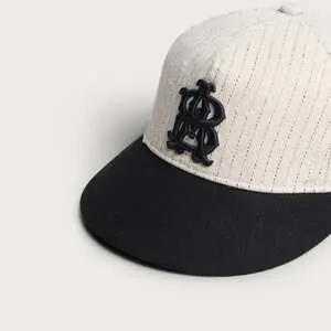 ABOUT:BLANK Monogram Pinstripe Cap