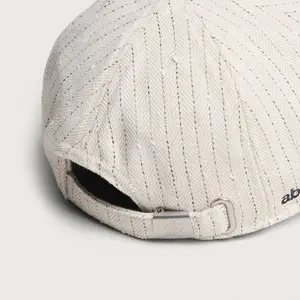 ABOUT:BLANK Monogram Pinstripe Cap