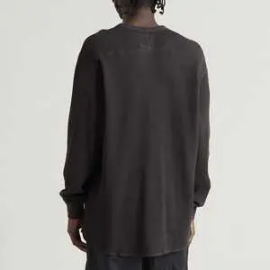 SNOW PEAK Heavyweight Waffle Pullover - Charcoal