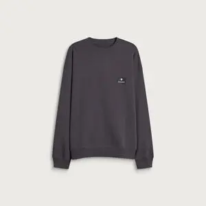 SNOW PEAK New Standard Square Logo Pullover - Charcoal