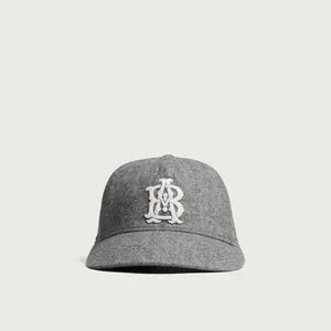 ABOUT:BLANK Monogram Herringbone Cap - Grey