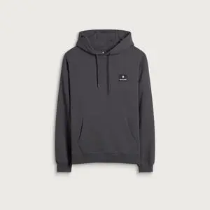 SNOW PEAK New Standard Square Logo Hoodie - Charcoal
