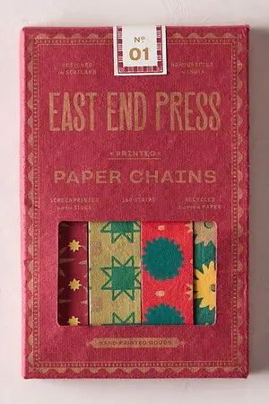 EAST END PRESS Festive Paper Chain Kit