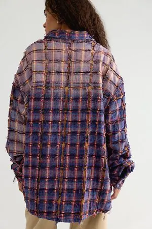 THE TALES Check Flannel Bonded Shirt