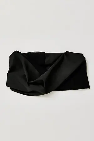 Free People Tailwind Twist Soft Headband Black