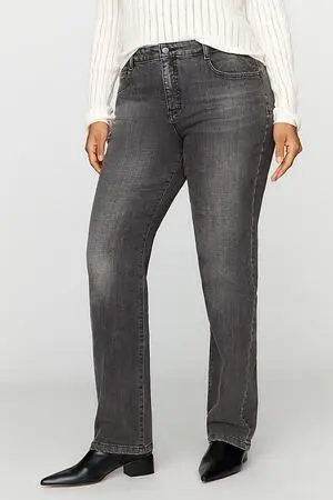 PILCRO Wren Mid Rise Straight Leg Jeans
