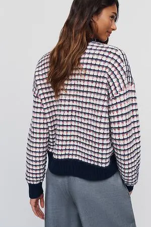 Maeve Cotton Wool Blend V Neck Sweater