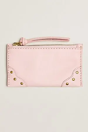 Anthropologie Ara Leather Card Case - Pink