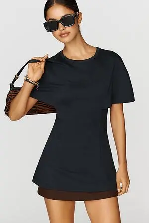 Anthropologie Maeve Structured Ponte Tunic Top