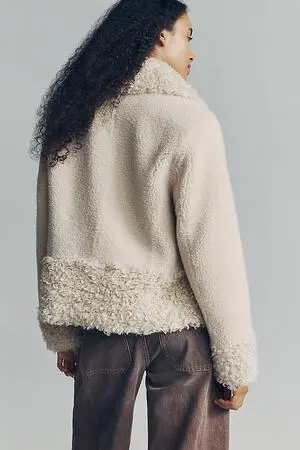 Maeve Mixed Faux Fur Jacket