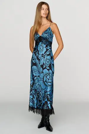 Farm Rio X Slip Maxi Dress
