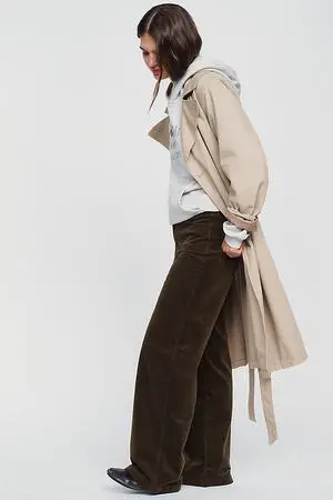 Paige Anessa " High Rise Wide Leg Utility Jeans