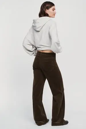 Paige Anessa " High Rise Wide Leg Utility Jeans