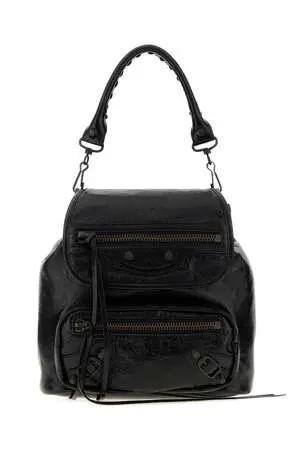 Balenciaga Leather Mini Le City Backpack