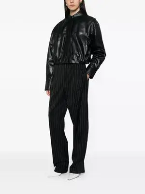 Sportmax Leather Cropped Jacket
