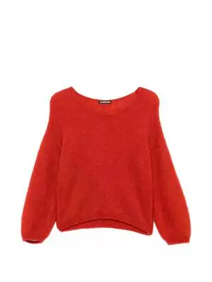 SUSANNE BOMMER Brushed-finish Long-sleeve Sweater - Red