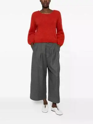 SUSANNE BOMMER Brushed-finish Long-sleeve Sweater