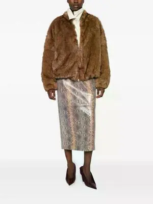 ZOE PARIS Zip-fastening Faux-fur Jacket