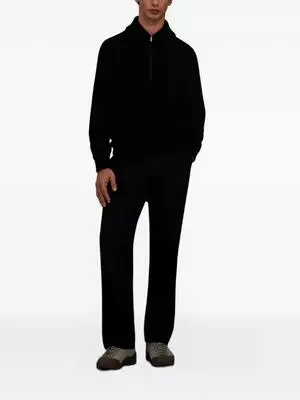 Herno High-neck Half-zip Sweater