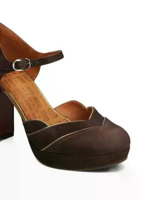 Chie Mihara Uyako Metallic-trim Pumps