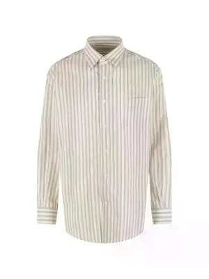 NAMACHEKO Striped Cotton Shirt - White