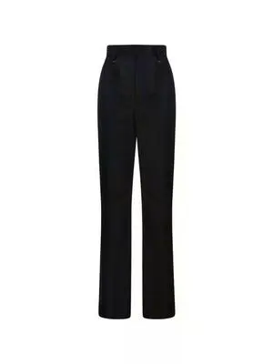 VIVIENNE WESTWOOD Pinstripe-pattern Virgin Wool Trousers - Blue