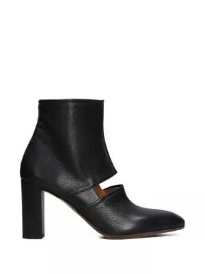 Chie Mihara Eon Cut-out Block-heel Ankle Boots - Black
