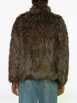 ZOE PARIS Long-sleeve Faux-fur Jacket