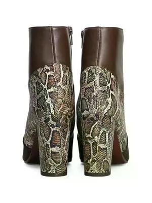 Chie Mihara Etyu Snakeskin-effect Ankle Boots