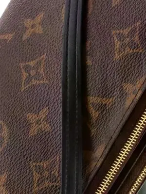 LOUIS VUITTON Double Zip Pochette Reverse Monogram Giant Clutch Bag