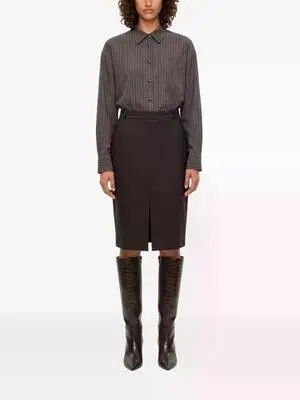 Antonelli Firenze Front-slit Pencil Midi Skirt