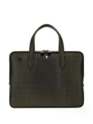 Montblanc Geometric-patterned Briefcase - Black