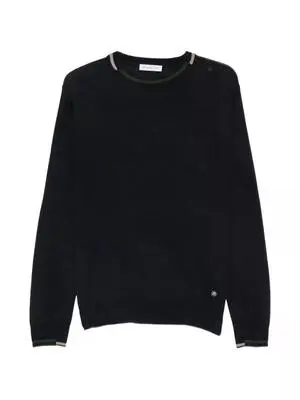 MANUEL RITZ Contrast-trim Wool-blend Sweater