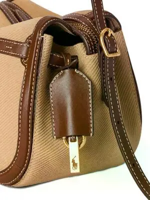 Polo Ralph Lauren Polo Id Suede & Leather Mini Satchel
