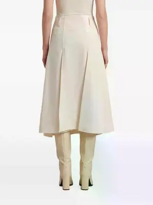 SUTTON NEW YORK Panelled Crepe Midi Skirt