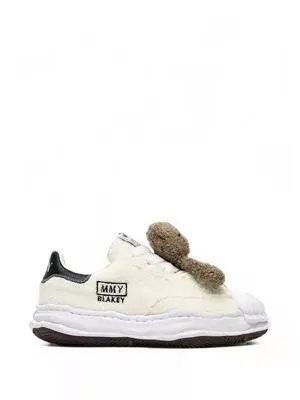 Mihara Yasuhiro X Pink House Blakey Og Sole Chenille Embroidey Low-top Sneakers - White