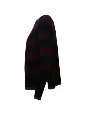 BEYOU Striped Cashmere Sweater