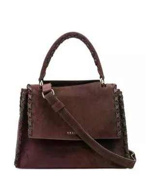 Orciani Medium Sveva Whipstitch-trim Tote Bag - Red